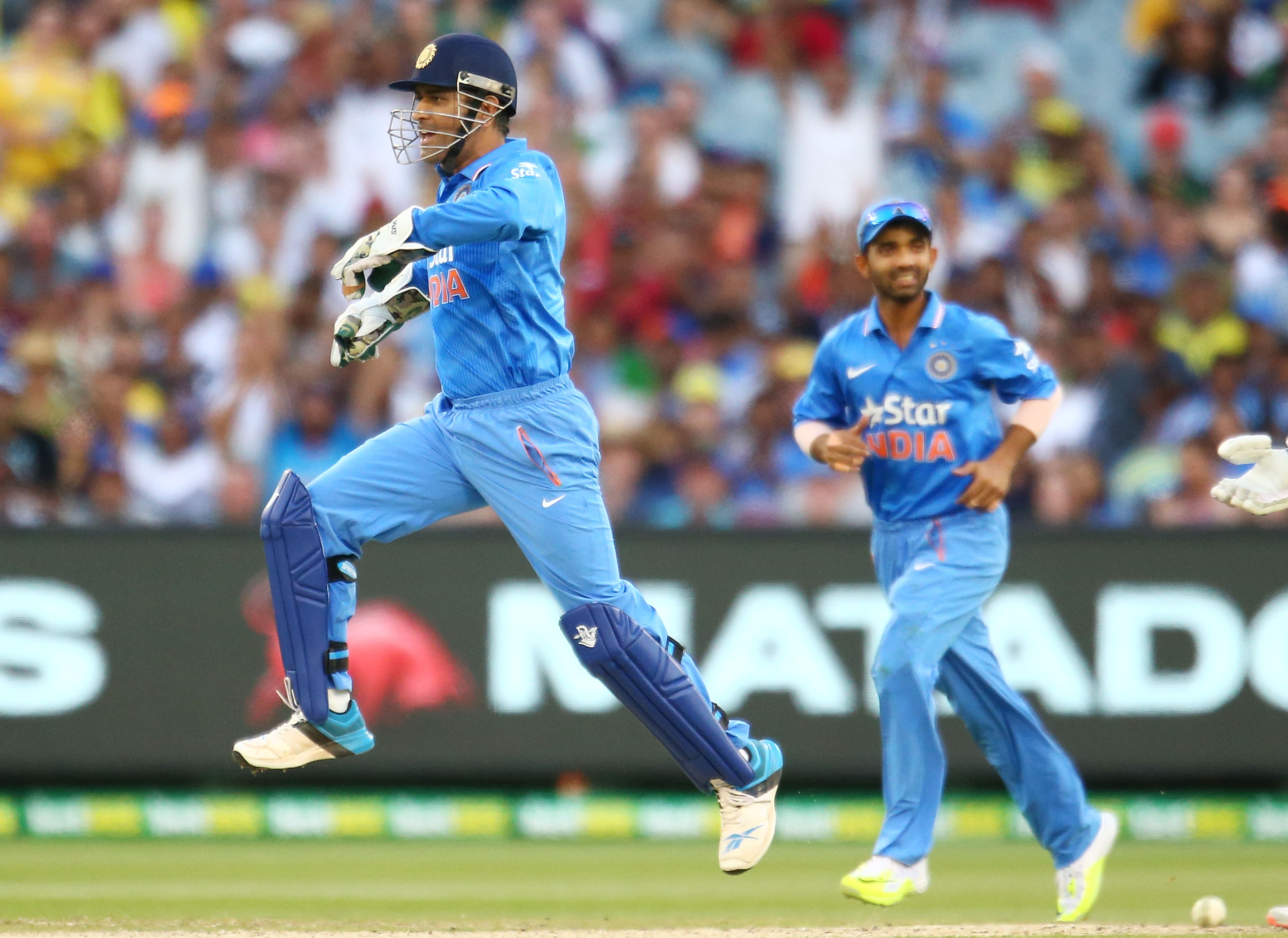 WATCH | MS Dhoni produces vintage lighting quick stumping off wide ball