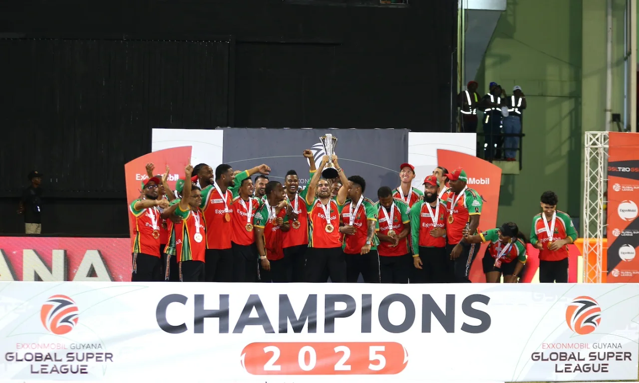 GAW vs RAR Review । Guyana Amazon Warriors clinch GSL 2025 title with ...