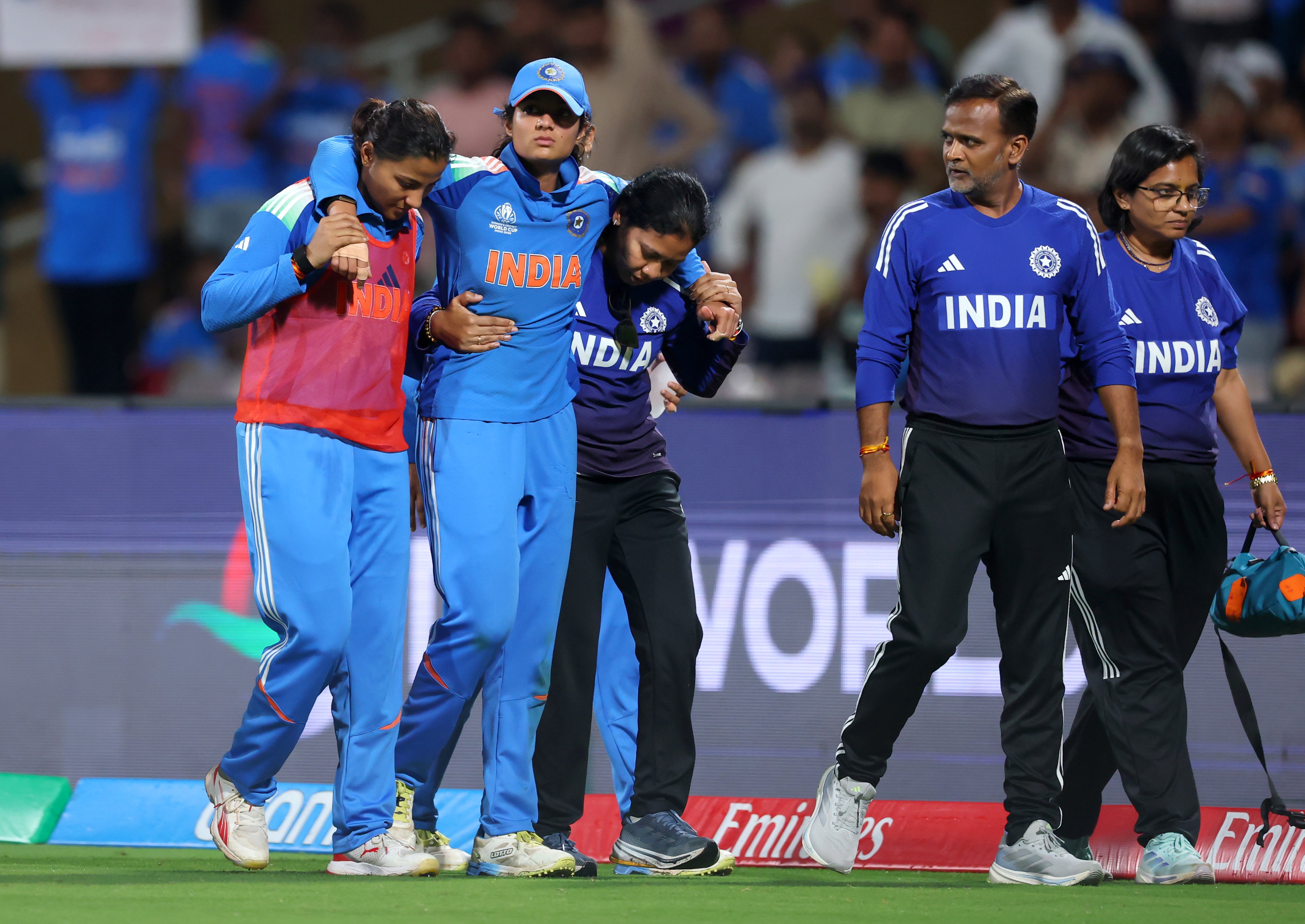 Women’s ODI World Cup | Twitter on the edge as Pratika Rawal injures ...