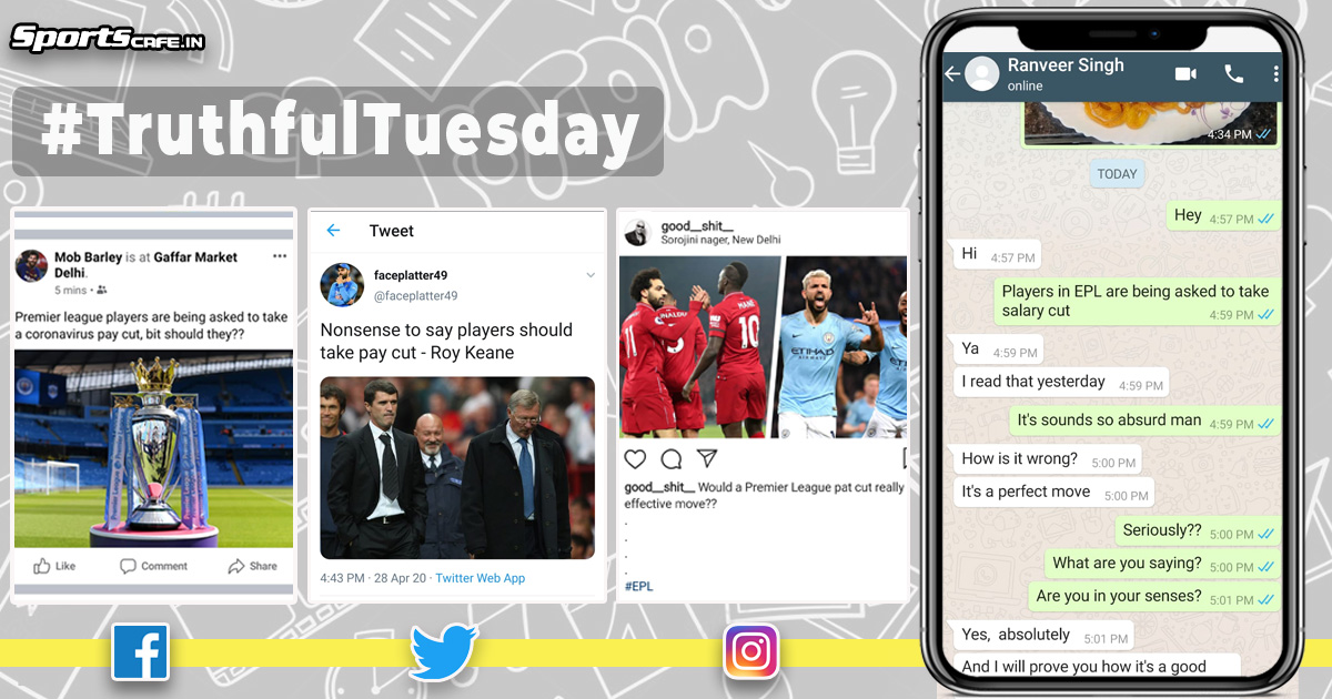 Truthful Tuesday | Premier League pay-cuts may sound absurd but it’s ...